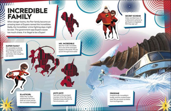 Ultimate Sticker Book: Disney Pixar: The Incredibles 2 by DK, Paperback ...
