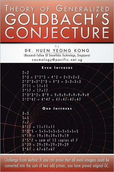 Theory Of Generalized Goldbach's Conjecture by Huen Yeong Kong | NOOK ...
