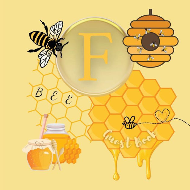 Initial Letter F Guest Book Bee: Fabulous For Your Party - Keepsake of ...