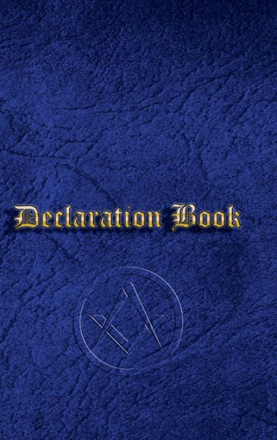 Declaration Book - Craft Mason: Craft Freemason Signature/Tyler's Book ...