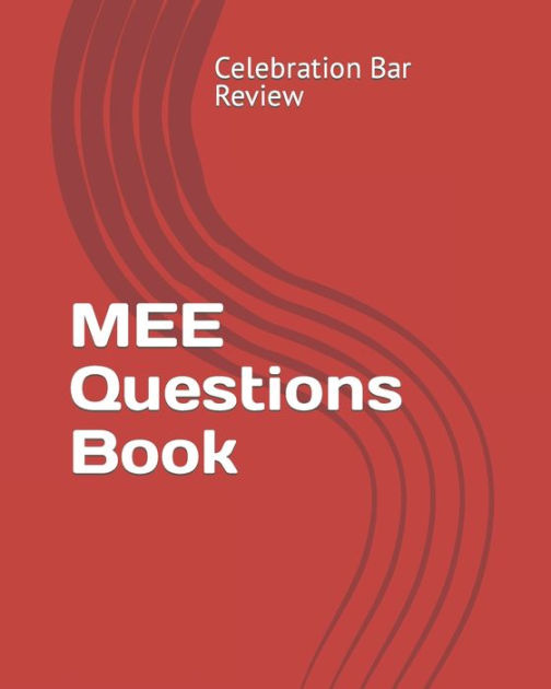 MEE Questions Book by Megan Saia, Jackson Mumey, LLC Celebration Bar ...