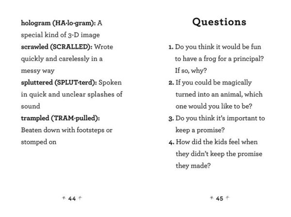 Our Principal Is a Frog!: A QUIX Book by Stephanie Calmenson, Aaron ...