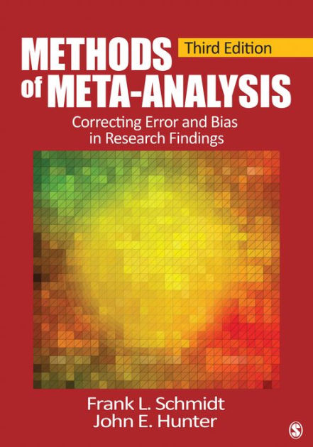 Methods of Meta-Analysis: Correcting Error and Bias in Research ...
