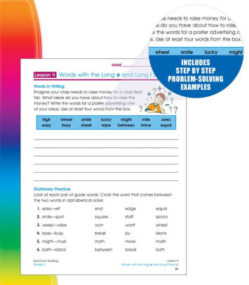 Spectrum Spelling, Grade 3 by Spectrum, Paperback | Barnes & Noble®
