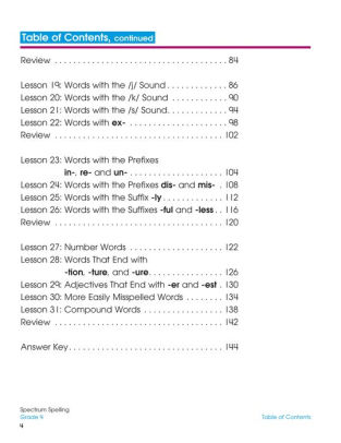Spectrum Spelling, Grade 4 by Spectrum, Paperback | Barnes & Noble®