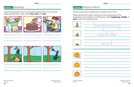 Spectrum Writing, Grade 1 by Spectrum, Paperback | Barnes & Noble®
