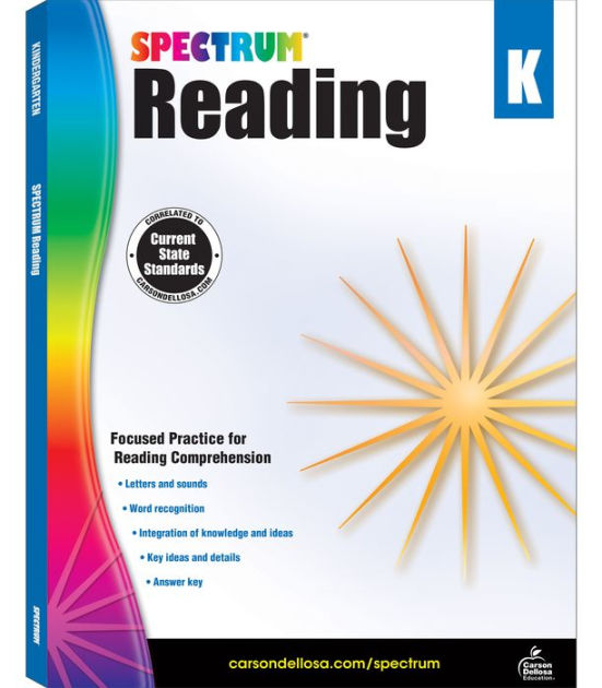 Spectrum Reading, Grade K by Spectrum, Paperback | Barnes & Noble®