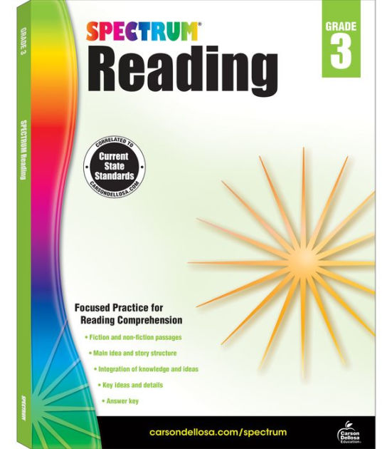Spectrum Reading Workbook, Grade 3 by Spectrum, Paperback | Barnes & Noble®