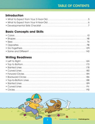 Comprehensive Curriculum of Basic Skills, Grade PK by Thinking Kids ...