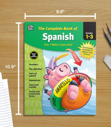 The Complete Book of Spanish, Grades 1 - 3 by Thinking Kids, Paperback ...