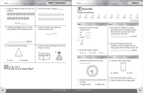 Math 4 Today, Grade 1 by Carson Dellosa Education, Paperback | Barnes ...