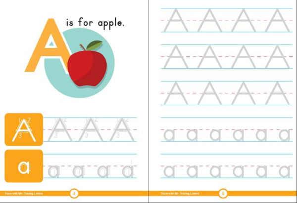 Trace with Me Tracing Letters by Thinking Kids, Paperback | Barnes & Noble®