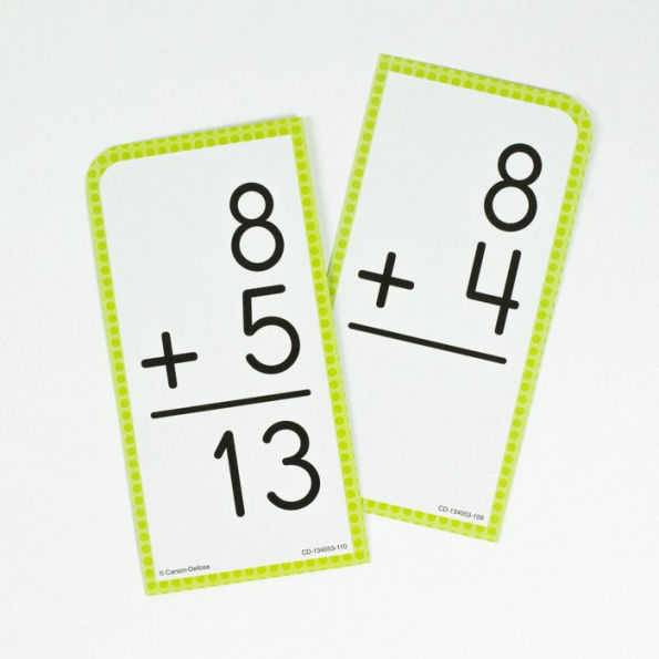 Addition All Facts through 12 Flash Cards by Carson-Dellosa Publishing ...