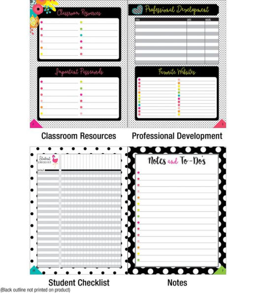 Simply Stylish Tropical Pineapple Teacher Planner Planner by Melanie ...