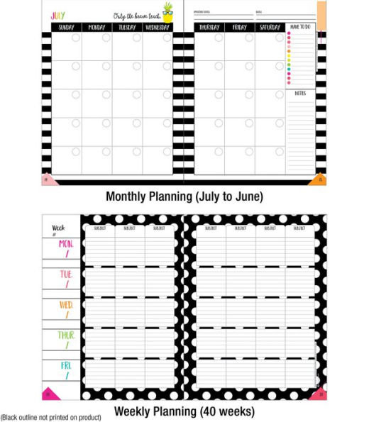 Simply Stylish Tropical Pineapple Teacher Planner Planner by Melanie ...