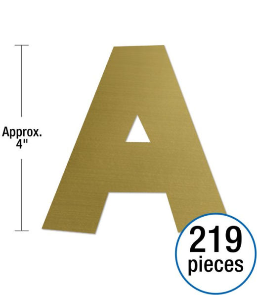 Sparkle And Shine Gold Foil Bulletin Board Letters By Carson Dellosa