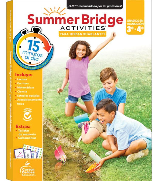 Summer Bridge Activities Spanish 3-4, Grades 3 - 4 by Summer Bridge ...