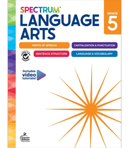 Spectrum Language Arts Workbook, Grade 5 by Spectrum, Paperback ...