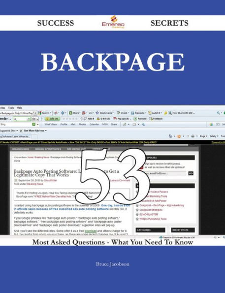 Backpage 53 Success Secrets - 53 Most Asked Questions On Backpage ...