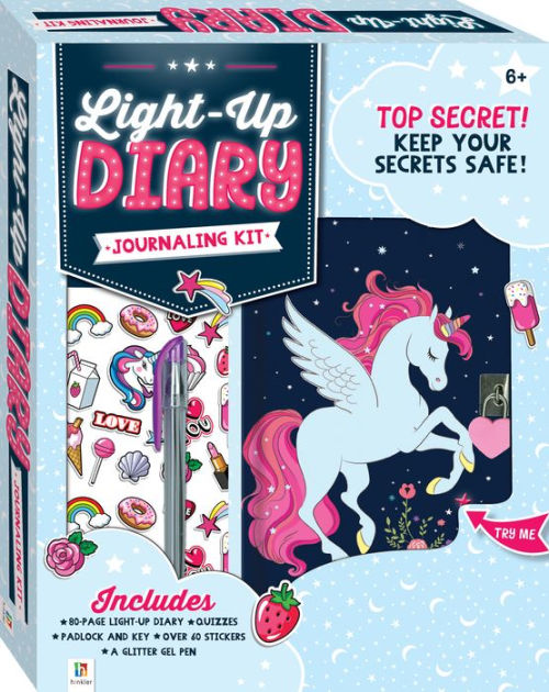 Unicorn Light-Up Diary Journaling Kit by Hinkler Books, Other Format ...