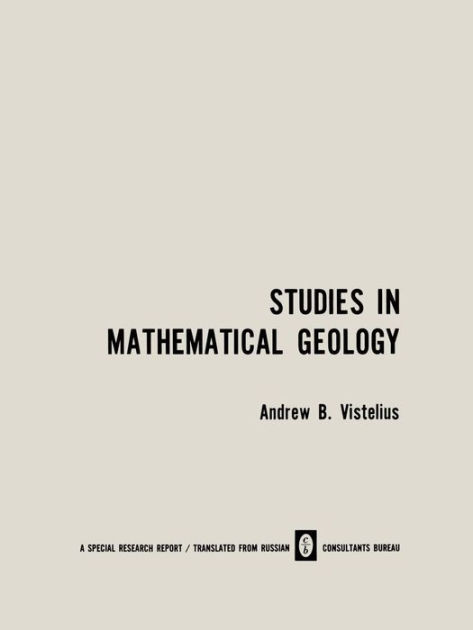 Studies in Mathematical Geology by Andrew B. Vistelius, Paperback ...