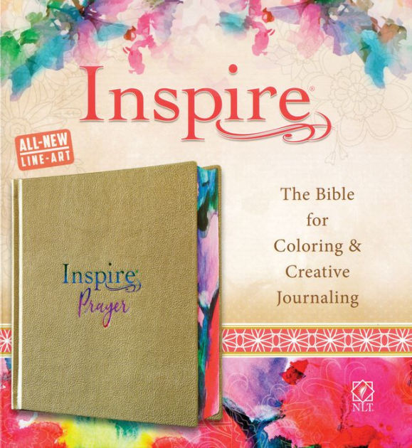 Inspire PRAYER Bible NLT (Softcover): The Bible for Coloring & Creative ...