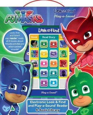Pj Masks Look And Find Electronic Readers And 8-Books Reader: Play-A ...