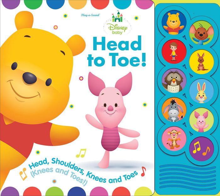 Disney Winnie the Pooh Head to Toe!: Play-a-Sound by PI Kids, Hardcover ...