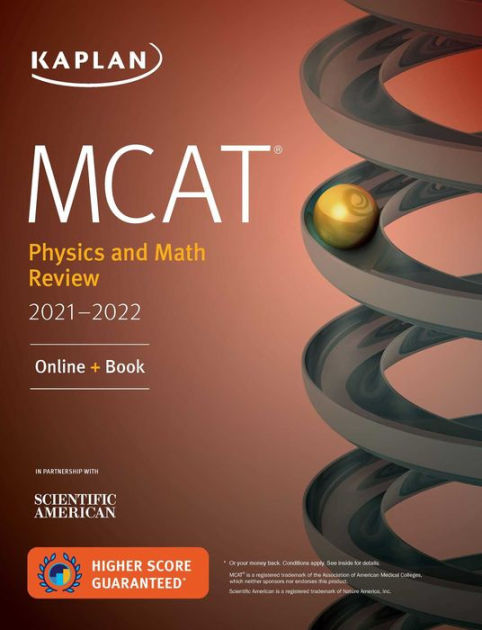 MCAT Physics and Math Review 2021-2022: Online + Book by Kaplan Test ...
