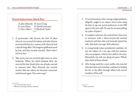 The Illustrated Dictionary of Snark: A Snide, Sarcastic Guide to Verbal ...