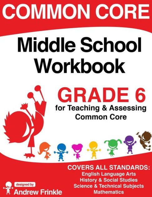 Common Core Middle School Workbook Grade 6 by Andrew Frinkle, Paperback ...