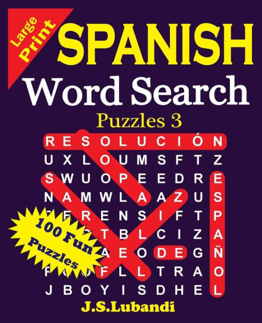 Large Print Spanish Word Search Puzzles 3 by Jaja Media, J S Lubandi ...