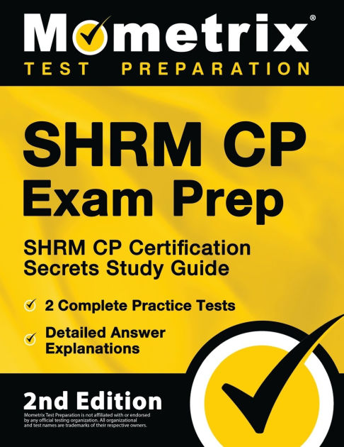 SHRM CP Exam Prep - SHRM CP Certification Secrets Study Guide, 2 ...