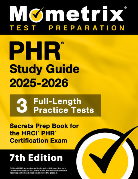 Phr Study Guide 2025-2026 - 3 Full-Length Practice Tests, Secrets Prep ...