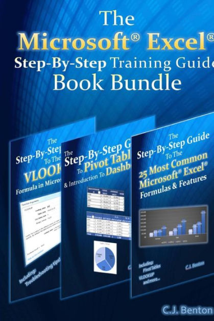 The Microsoft Excel Step-By-Step Training Guide Book Bundle by C J ...