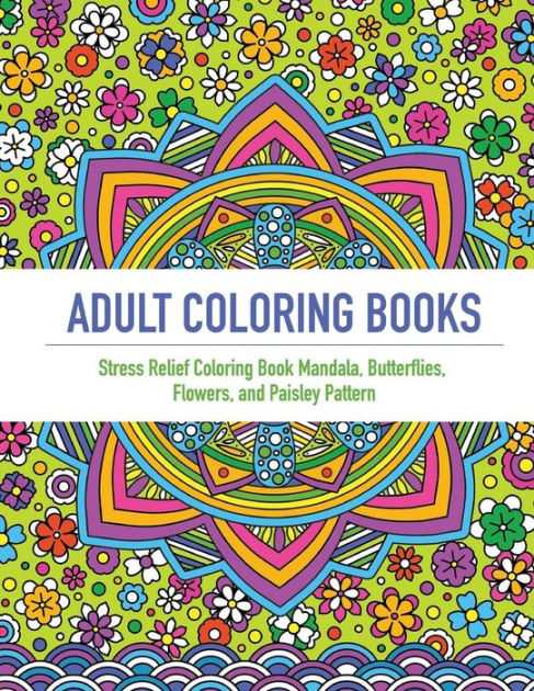 Adult Coloring Book: An Adult Coloring Book Featuring 40 Beautifully ...