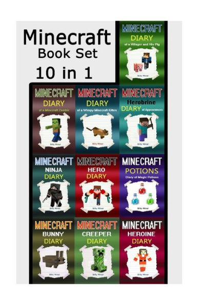 Minecraft Book Set: Minecraft Books 10 in 1 (Minecraft, Minecraft Book ...