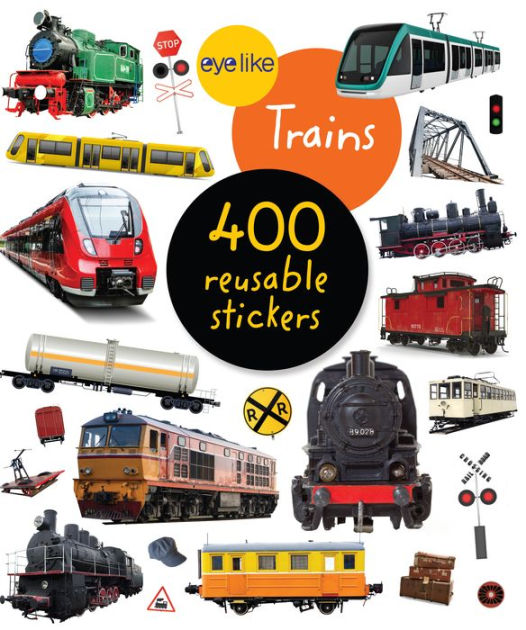 Eyelike Stickers: Trains by Workman Publishing, Sticker Book | Barnes ...