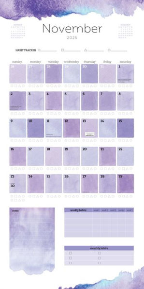 Habit Tracker Wall Calendar 2025: Reach Your Goals-Transform Your Life ...