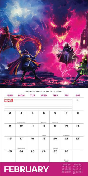 2025 MARVEL by Thomas Kinkade Studios Wall Calendar by Thomas Kinkade ...
