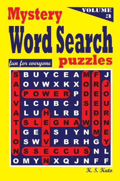 Mystery WORD SEARCH Puzzles Volume 3 by K S Kato, Paperback | Barnes ...