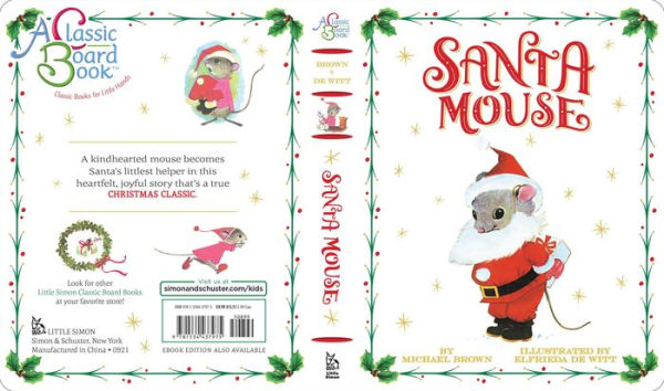 Santa Mouse by Michael Brown, Elfrieda De Witt, Board Book | Barnes ...