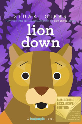 Lion Down (B&N Exclusive Edition) (FunJungle Series #5) by Stuart Gibbs ...