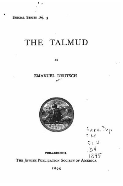 The Talmud by Emanuel Deutsch, Paperback | Barnes & Noble®