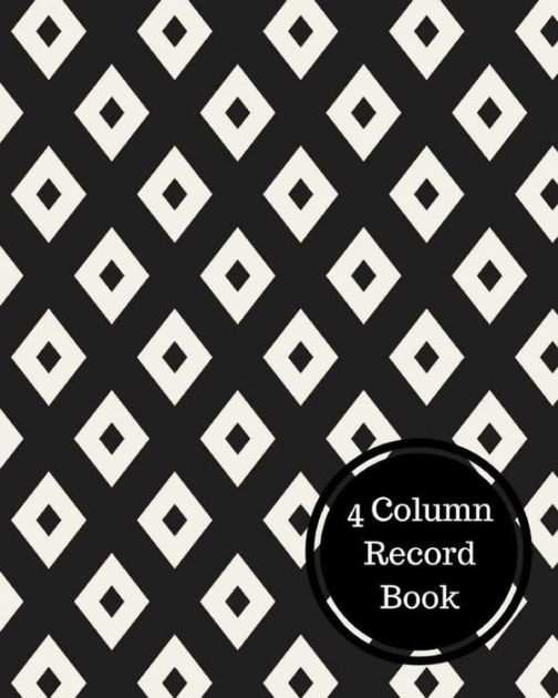 4 Column Record Book: 4 Column Columnar by Insignia Accounts, Paperback ...