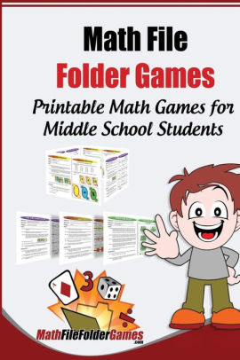 Math File Folder Games: 42 Printable Math Games for Middle School ...