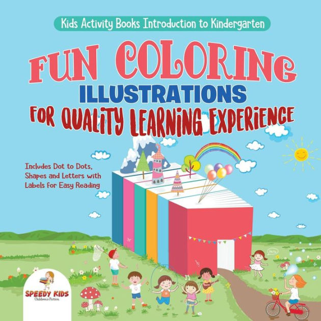 Kids Activity Books Introduction to Kindergarten. Fun Coloring ...