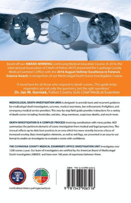 Medicolegal Death Investigation: A Step-By-Step Field Guide by Joseph ...