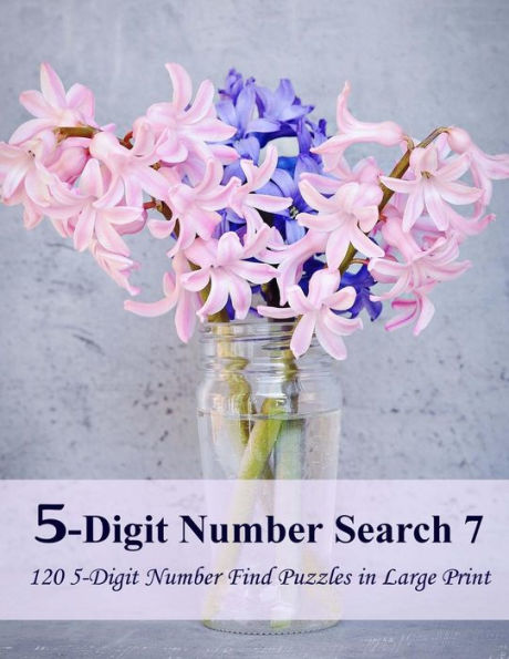 5-Digit Number Search 7: 120 5-Digit Number Find Puzzles in Large Print ...