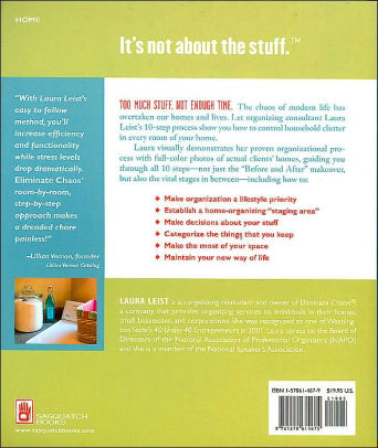 Eliminate Chaos: The Ten-Step Process to Organize Your Home and Life by ...